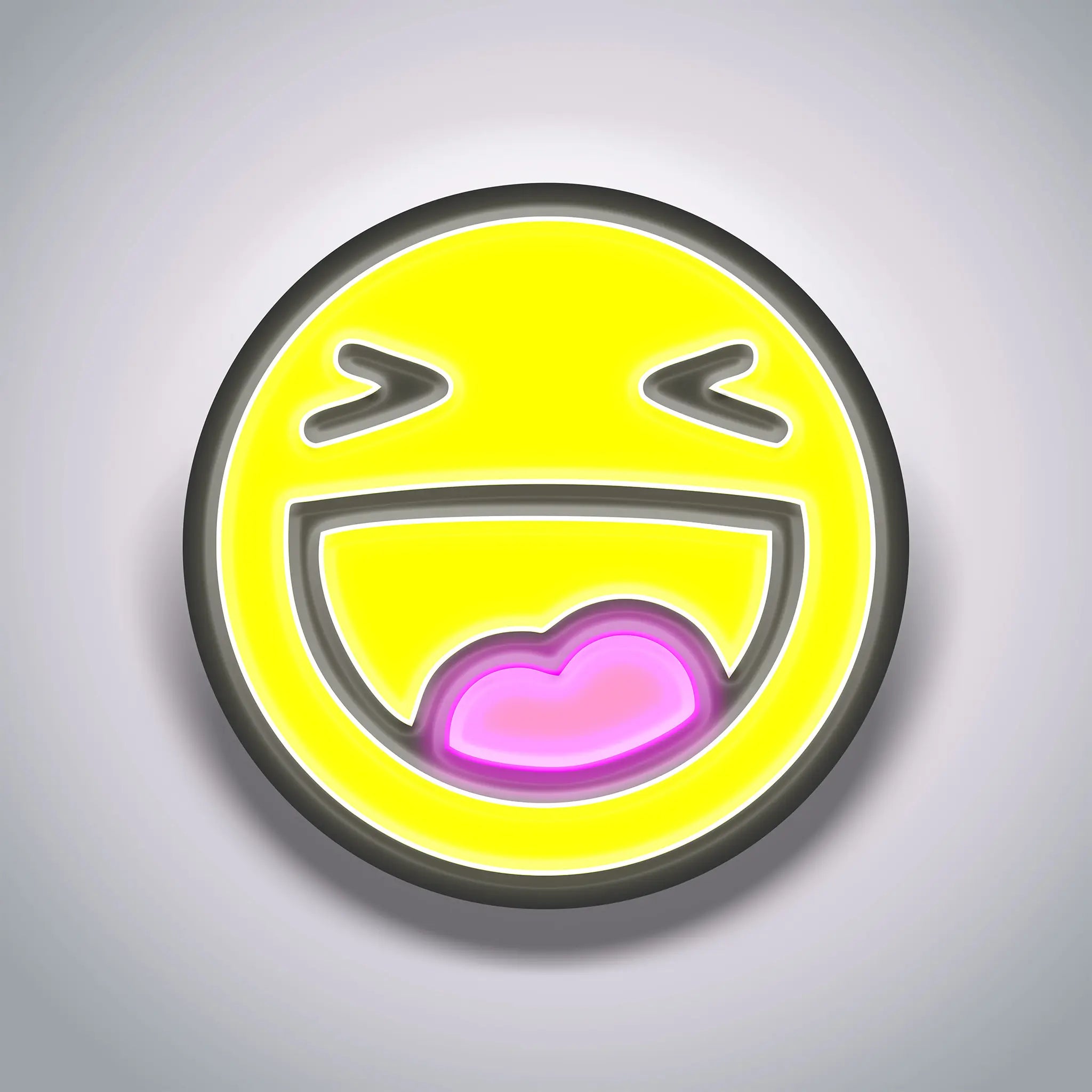Laughing Emoji Neon Sign